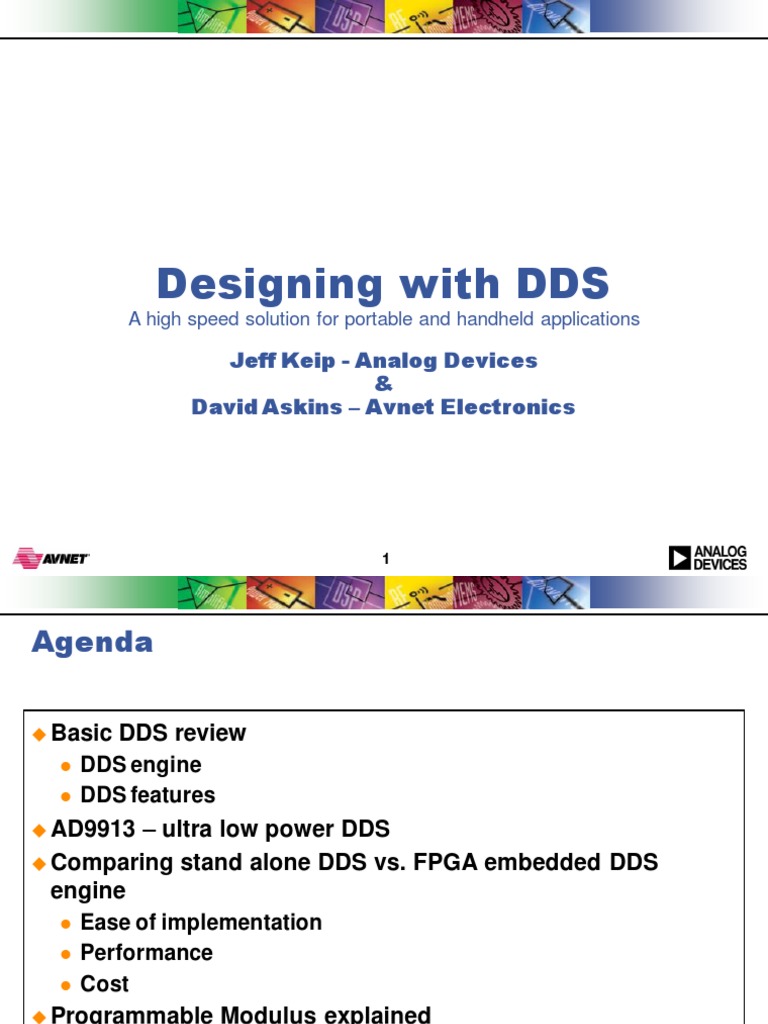 Comparing Standalone DDS Chips and FPGA-Embedded DDS Engines: Performance, Cost, and ...