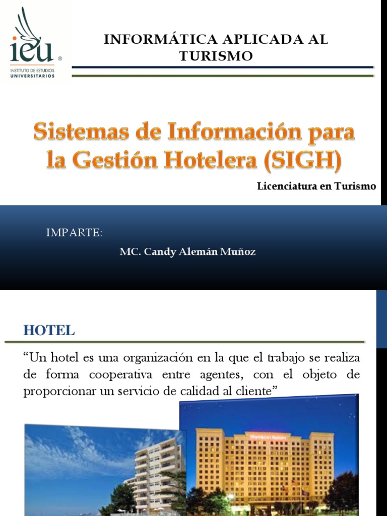 Sistema integral de gestión hotelera: Análisis del software Fidelio ...