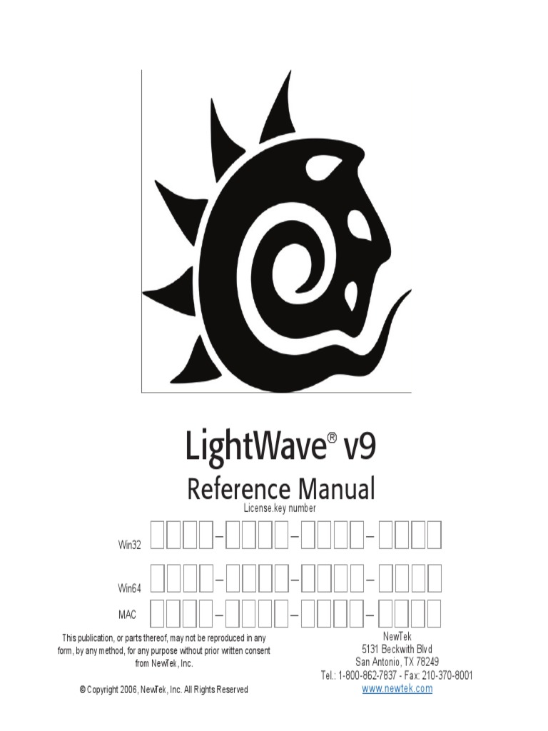 LightWave V9-Modeler Print | Shader | Rendering (Computer Graphics)