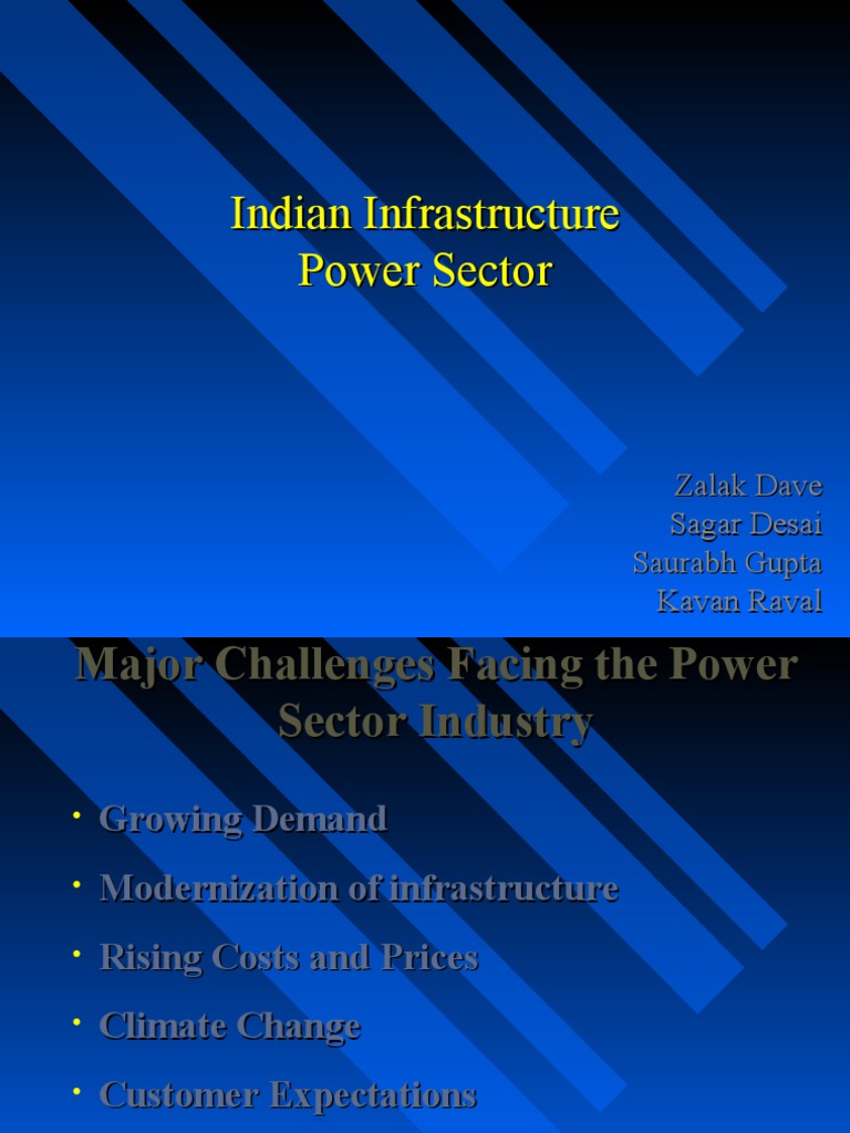 Indian Infrastructure Power Sector | PDF | Smart Grid | Electricity ...