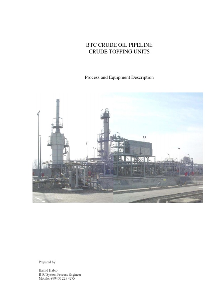 Topping Unit Process Flow Diagram | PDF | Hvac | Chemical Engineering