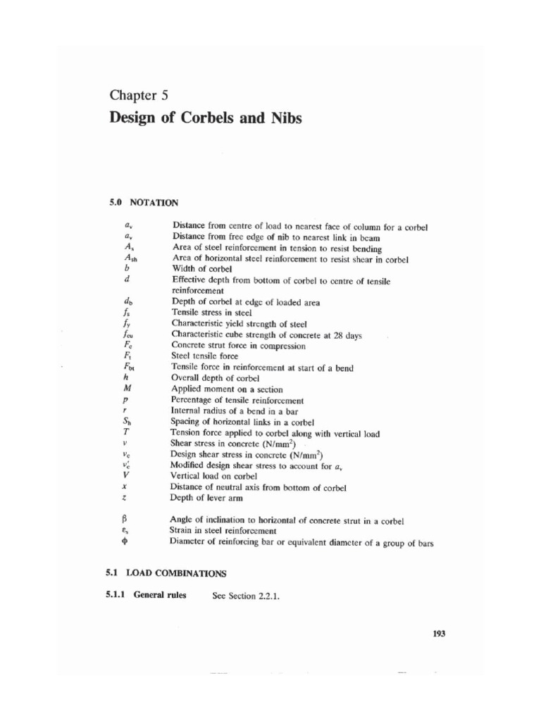 Design of RC Corbels and Nibs | PDF