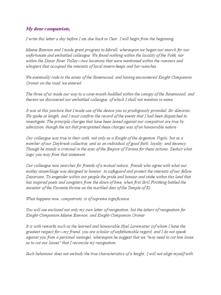 My Dear Compatriots | PDF