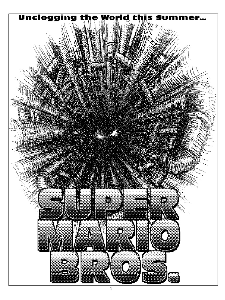 Super Mario Brothers (Early Draft) | PDF | Mario | Leisure