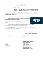 Sample Letter of Attestation of Marriage | PDF | Notary Public | Marriage