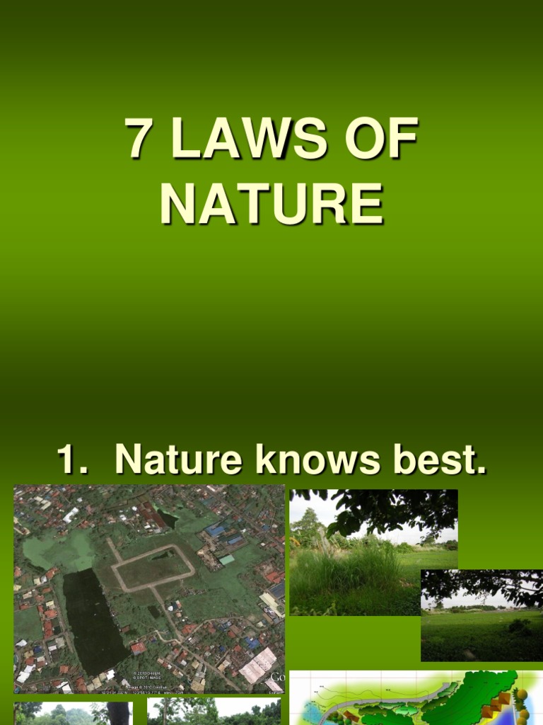 7 Laws of Nature | PDF | Coral Reef | Landfill