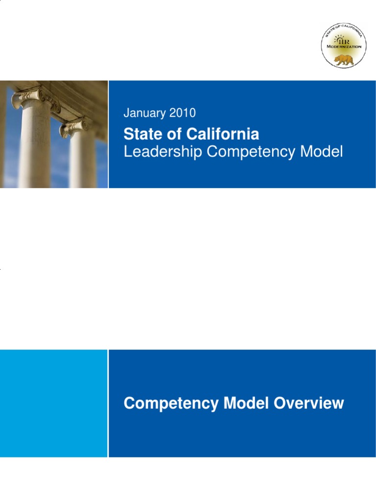 Leadership Competency Model - State of California | PDF | Business