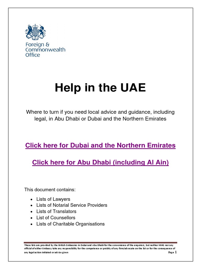 Help in The UAE Dec 2013 | PDF | United Arab Emirates | Dubai
