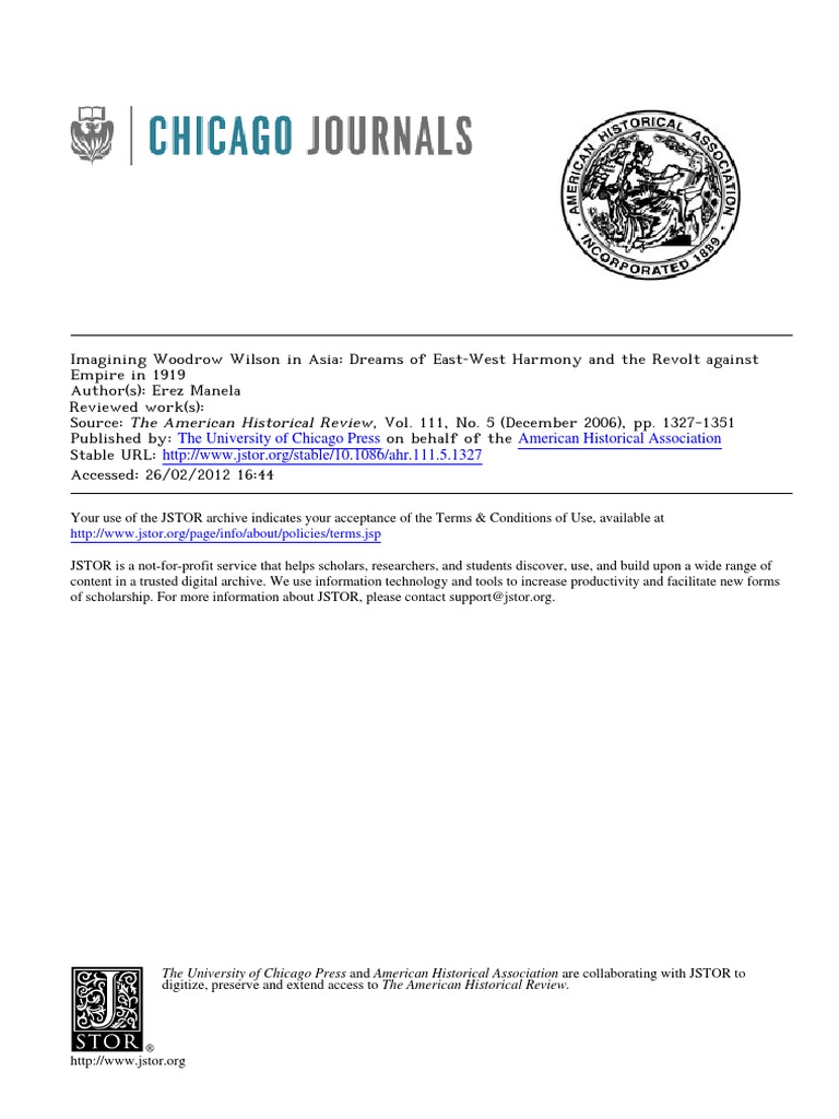 Wilson | PDF | Self Determination | Vladimir Lenin