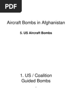 Overview of BLU Bombs and Submunitions | PDF | Cluster Munition | Bomb