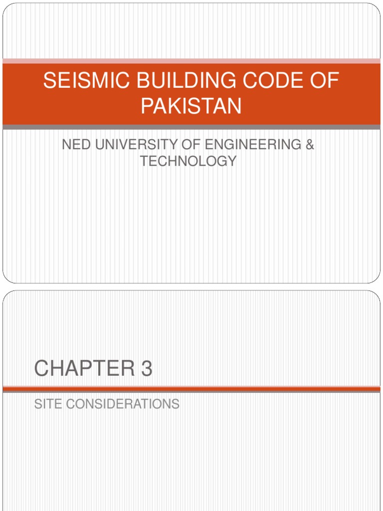 D Seismic Building Code of Pakistan | PDF | Framing (Construction ...