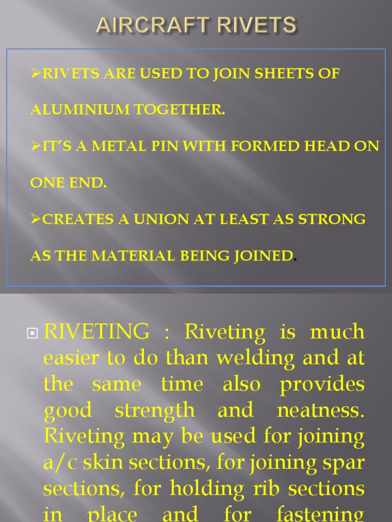 Rivets | Download Free PDF | Rivet | Sheet Metal