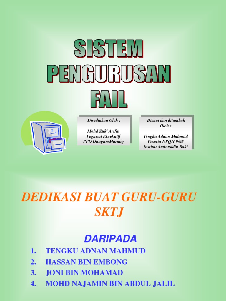 Sistem Pengurusan Fail | PDF