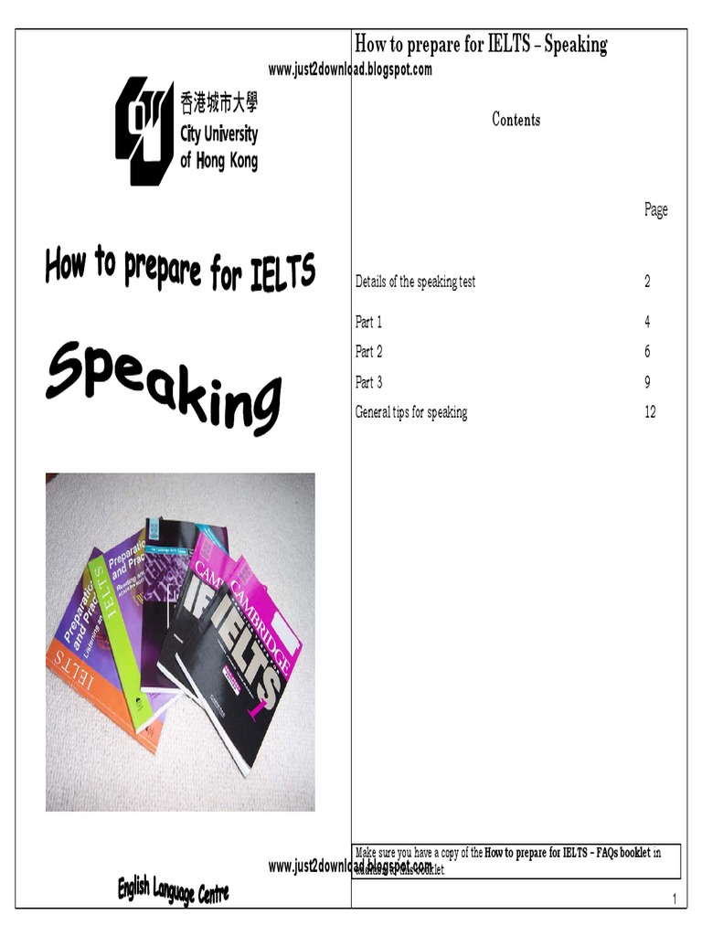 IELTS Speaking Test Guide | PDF