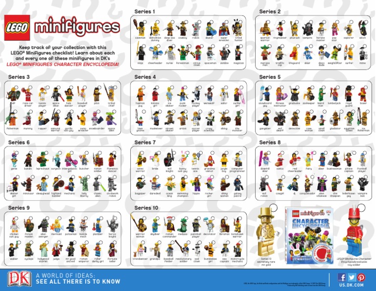 Series 1 Series 2: Lego Minifigures Character Encyclopedia! | PDF