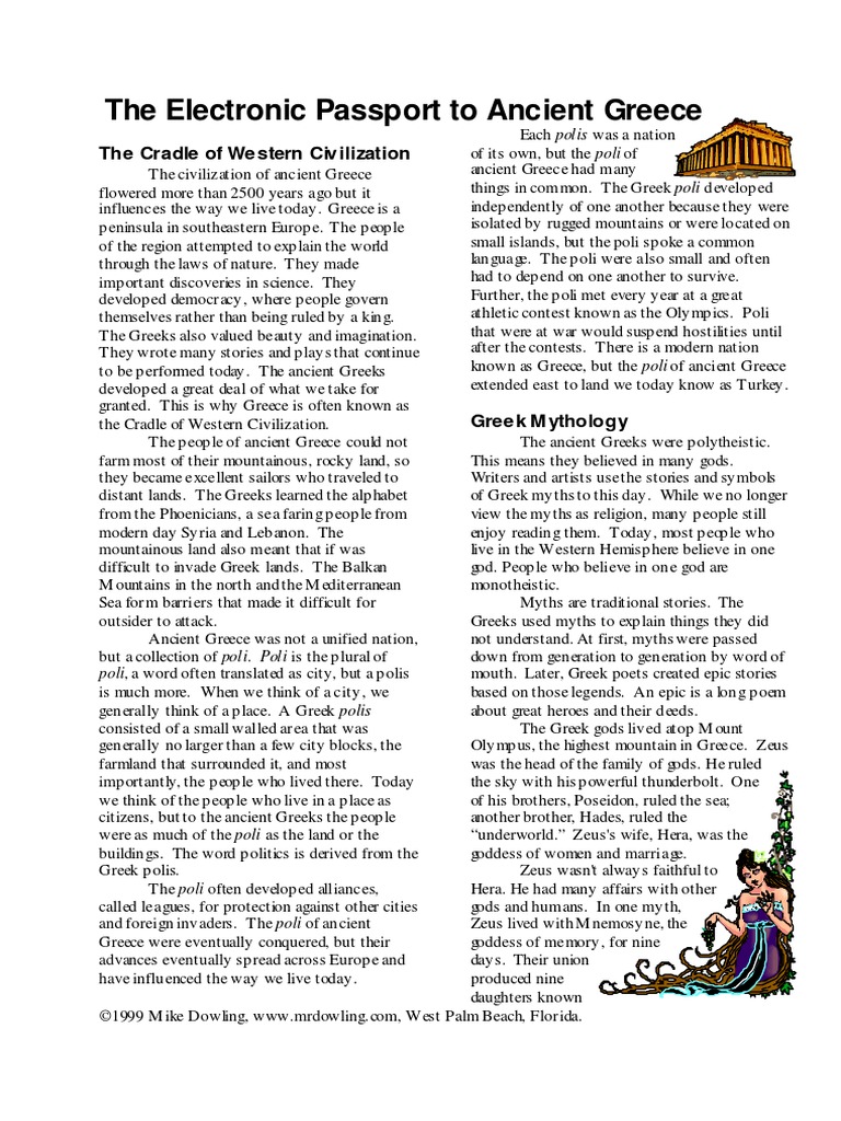 Electronic Passport To Ancient Greece | PDF | Alexander The Great ...