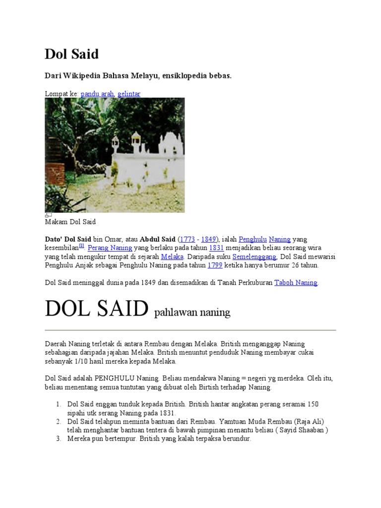 Dol Said | PDF
