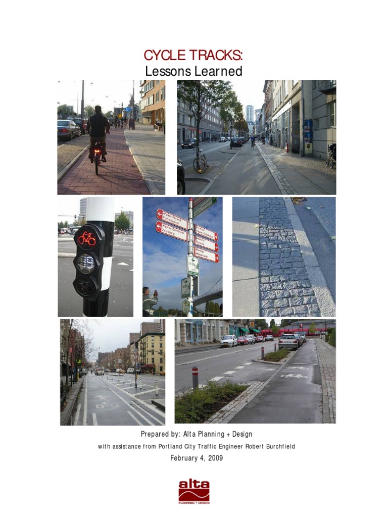 Cycle Track Lessons Learned | PDF | Cycling Infrastructure | Trail