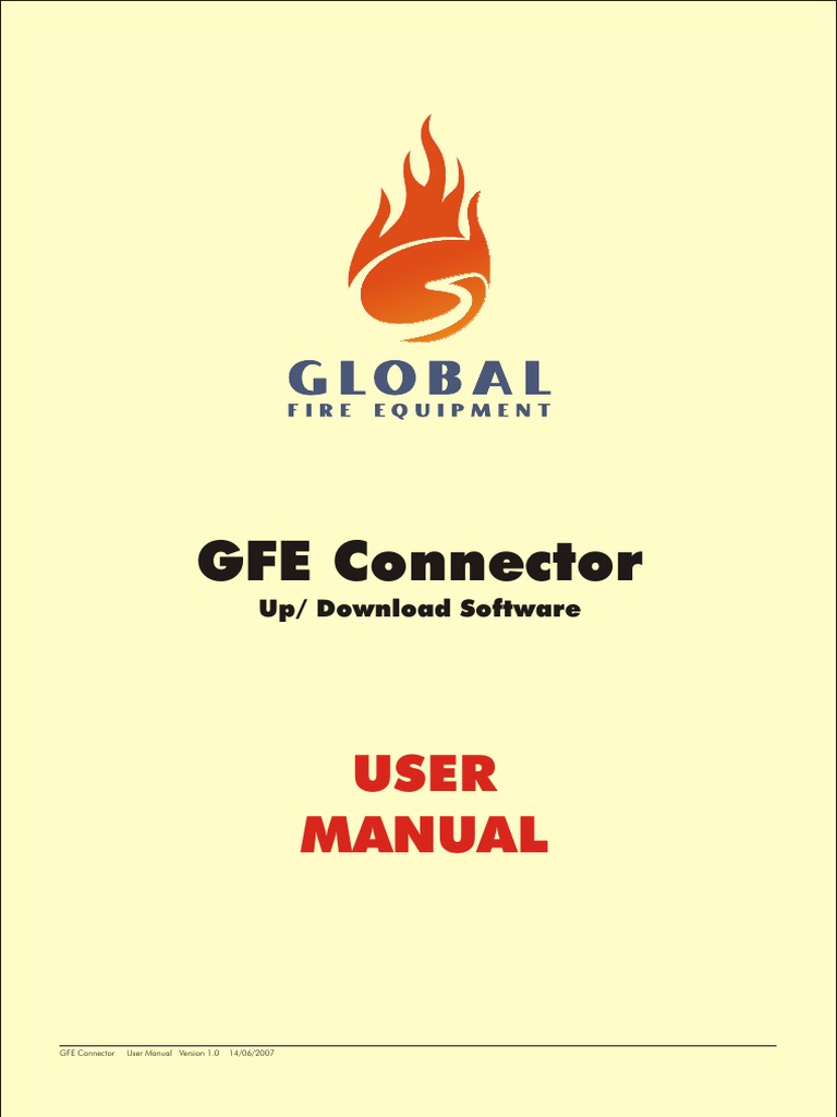 Gfe Connector Manual | PDF | Menu (Computing) | Graphical User Interfaces