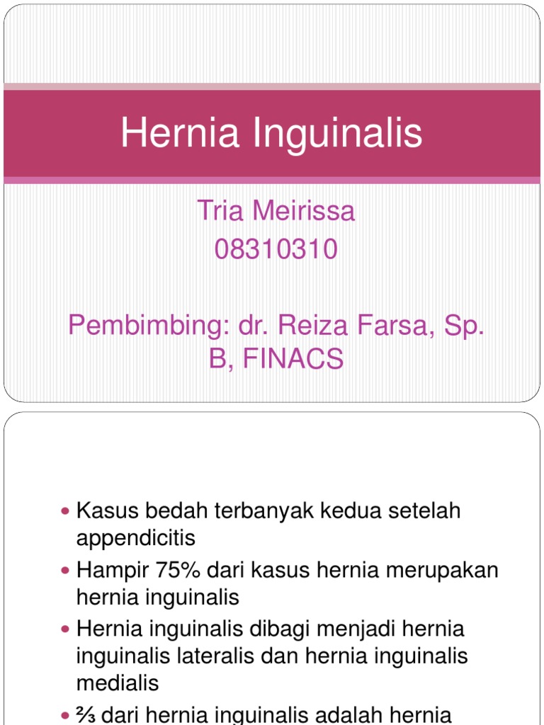 Hernia Inguinalis | PDF