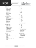 Headway Pre-Intermediate - Workbook Answers Key 5th Edition - 2019 | PDF