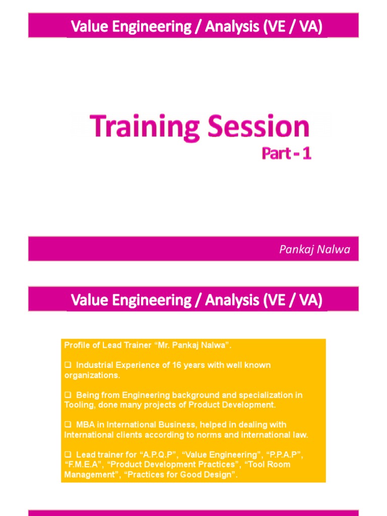 Value Engineering | PDF | Project Management | Production And Manufacturing