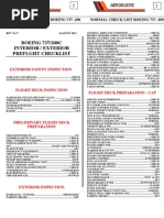 B767 Checklist | PDF | Takeoff | Aerospace Engineering