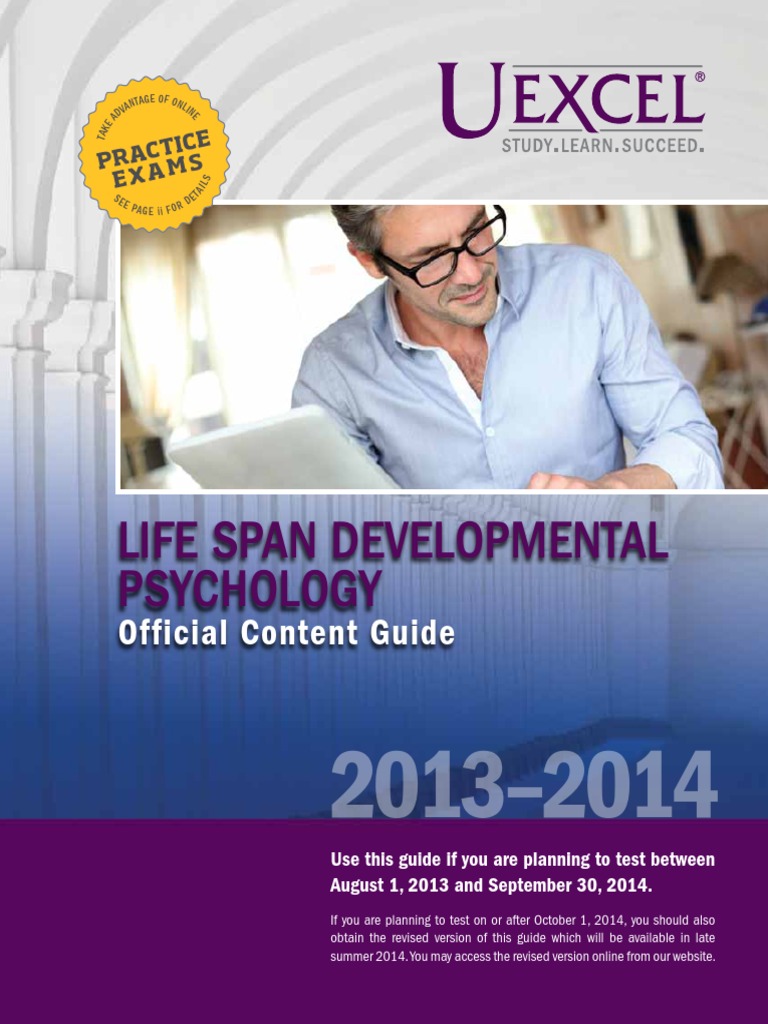 Exam Content Guide Life Span Developmental Psychology | PDF ...