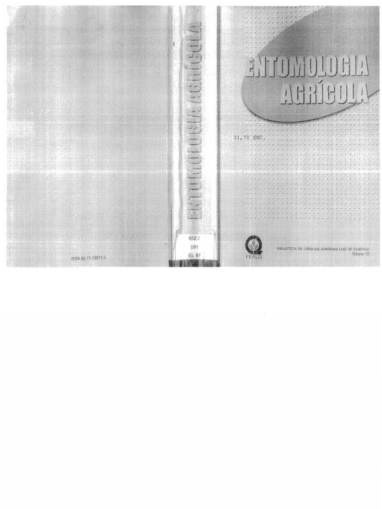 Livro Entomologia Agrícola Prof°hugor | PDF