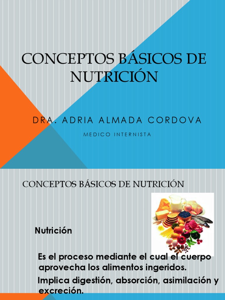 Conceptos Basicos en Nutricion | PDF