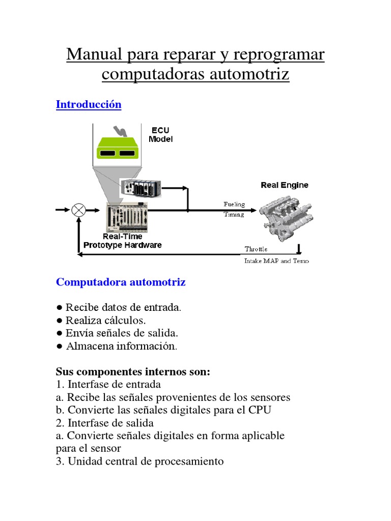 Manual para Reparar Ecu4-1 | PDF | Tecnología