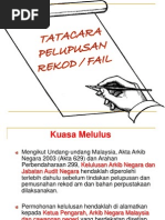 Pelupusan Rekod Dan Fail | PDF