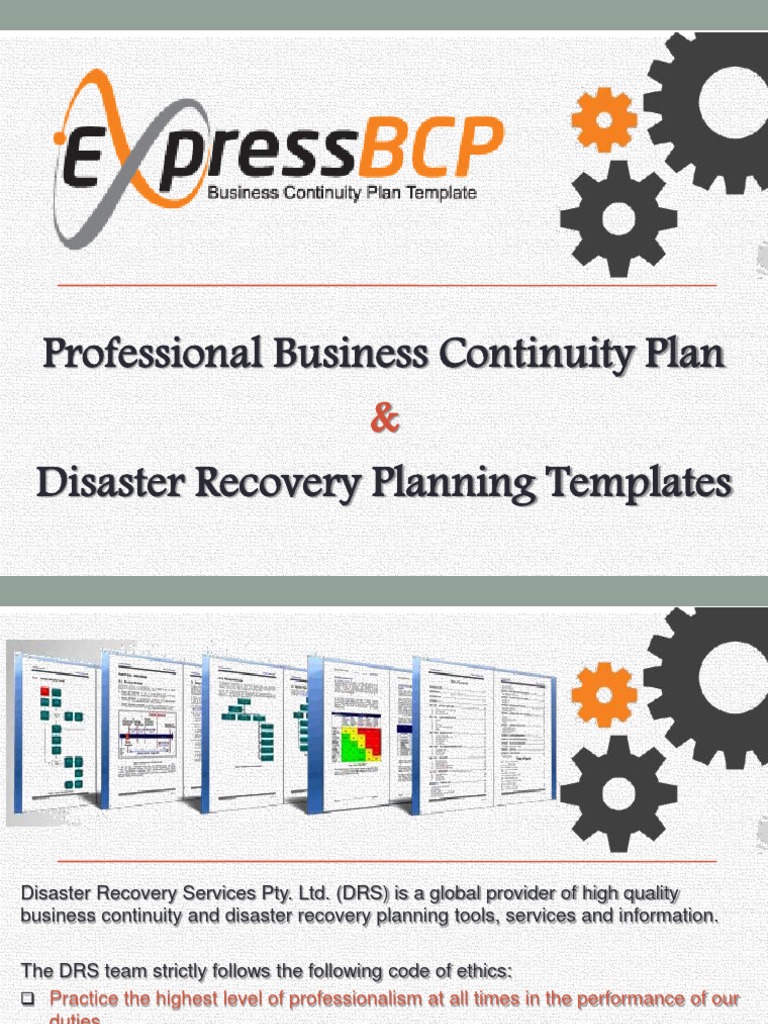 Express BCP: Business Continuity Plan Template | PDF | Business ...