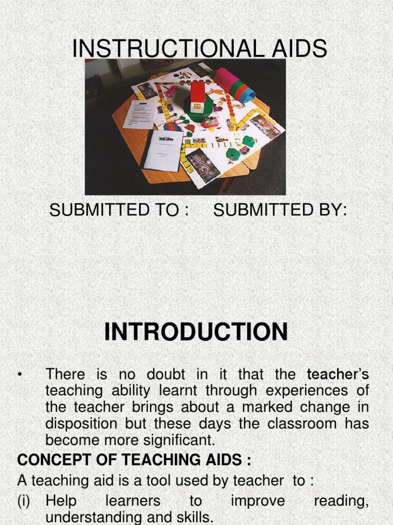 Instructional Aids | PDF | Teachers | Learning