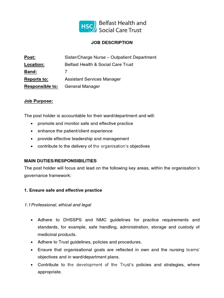 OPD Nurse | PDF | Infection Control | Nursing