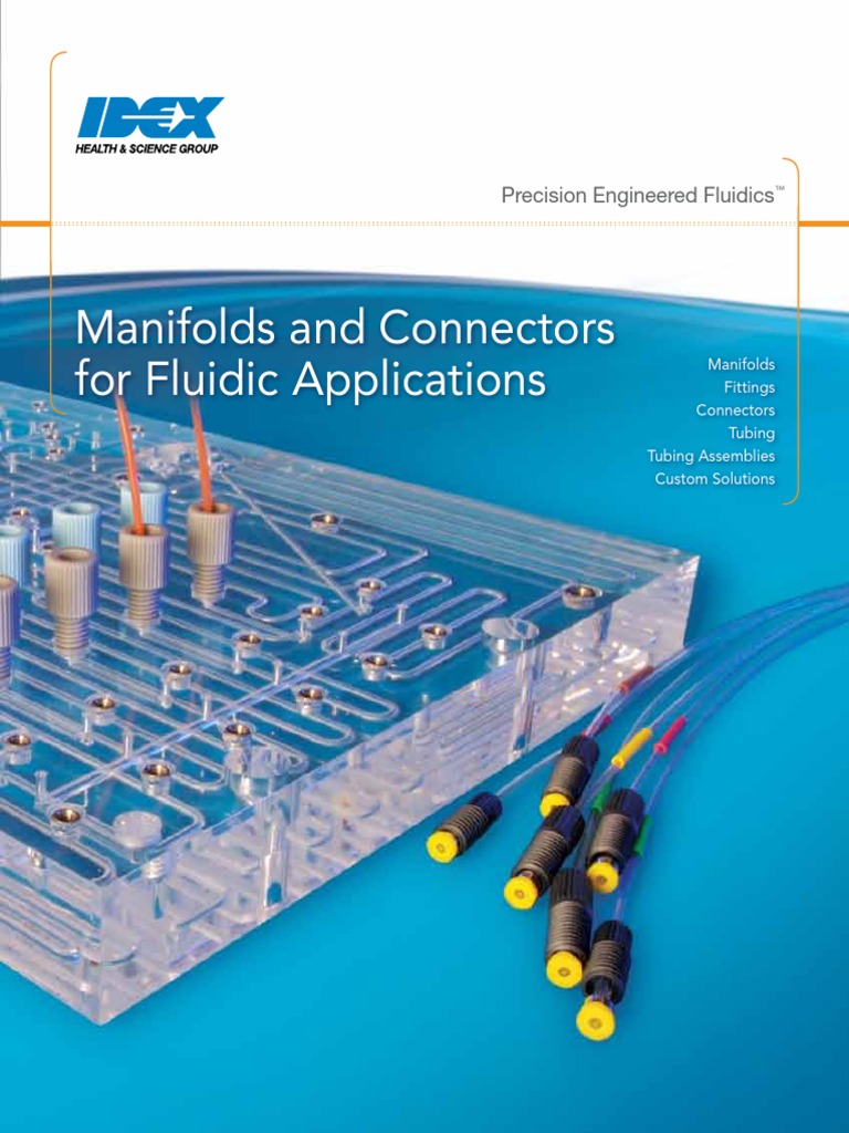 Manifolds and Connectors For Fluidic Applications | PDF | Extrusion | Pump