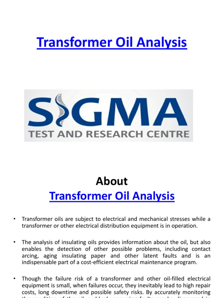Furan Analysis in Transformer Oil | PDF | Transformer | Phases Of Matter