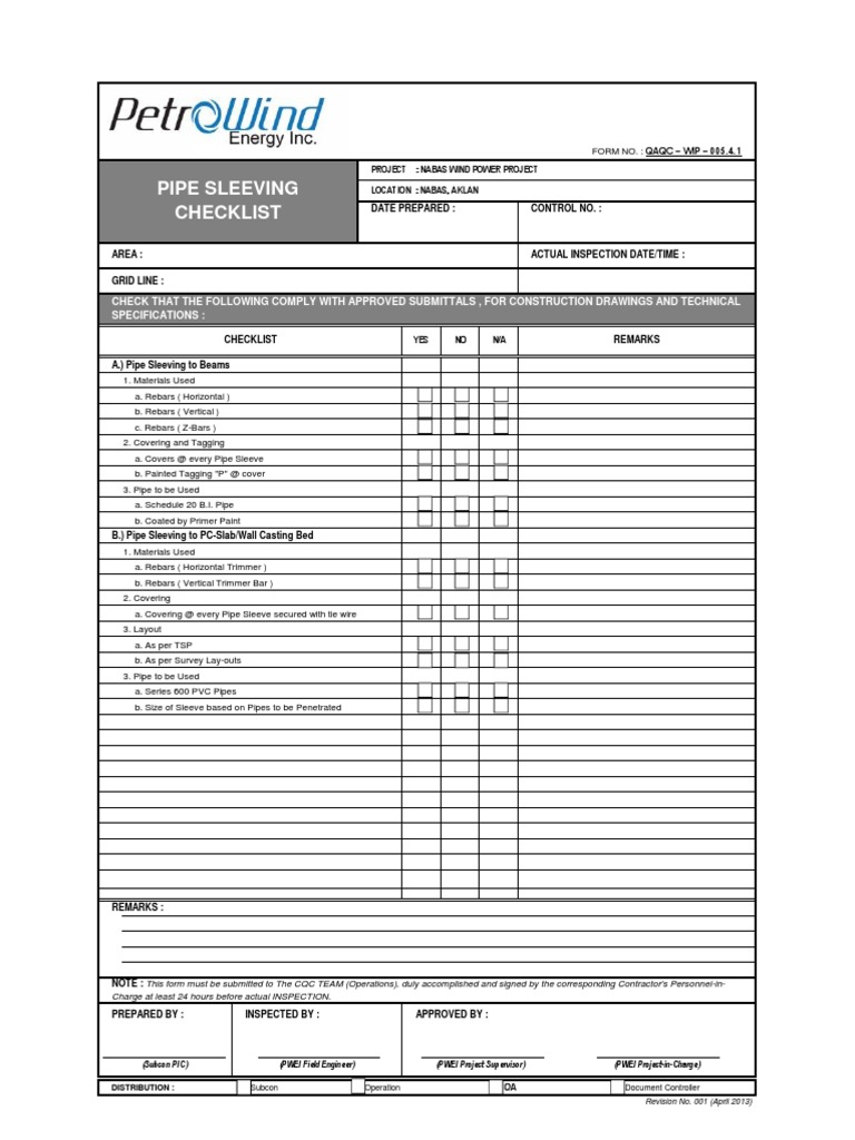 Wip - Mepfs Checklists | PDF | Electrical Wiring | Pipe (Fluid Conveyance)