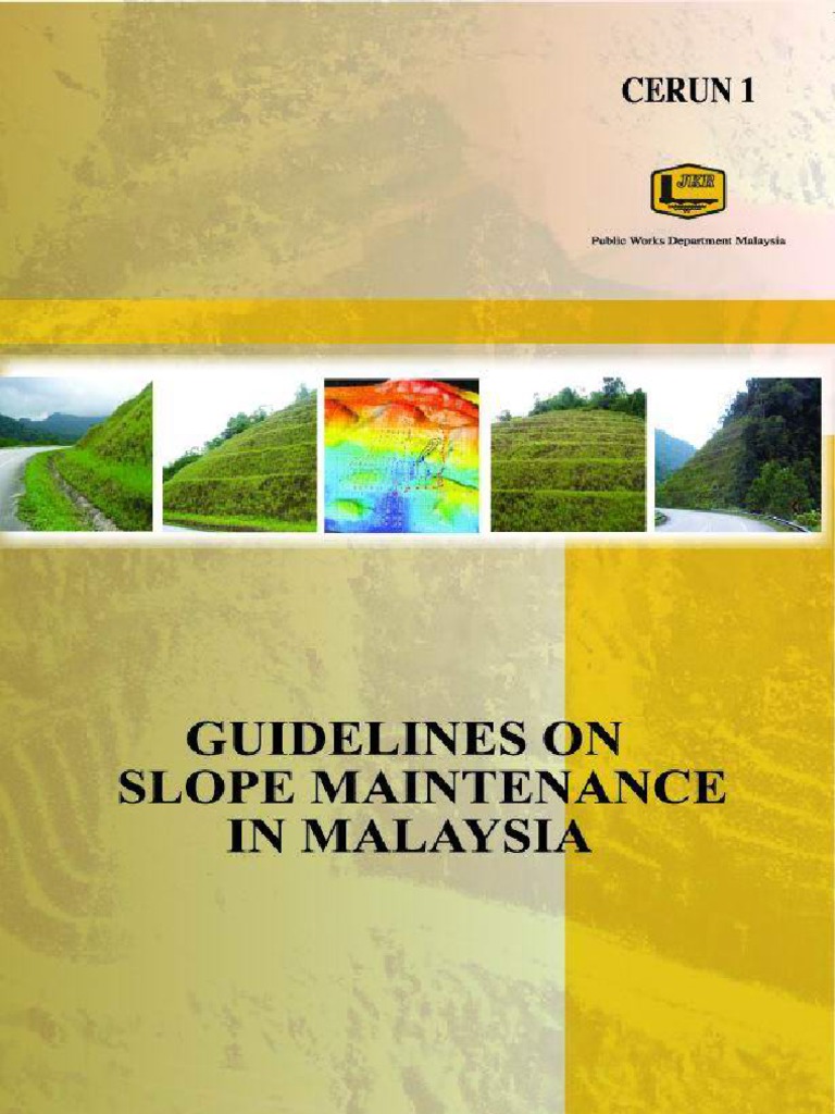 Slope Maintenance Guidelines Malaysia | PDF | Emergency Management ...