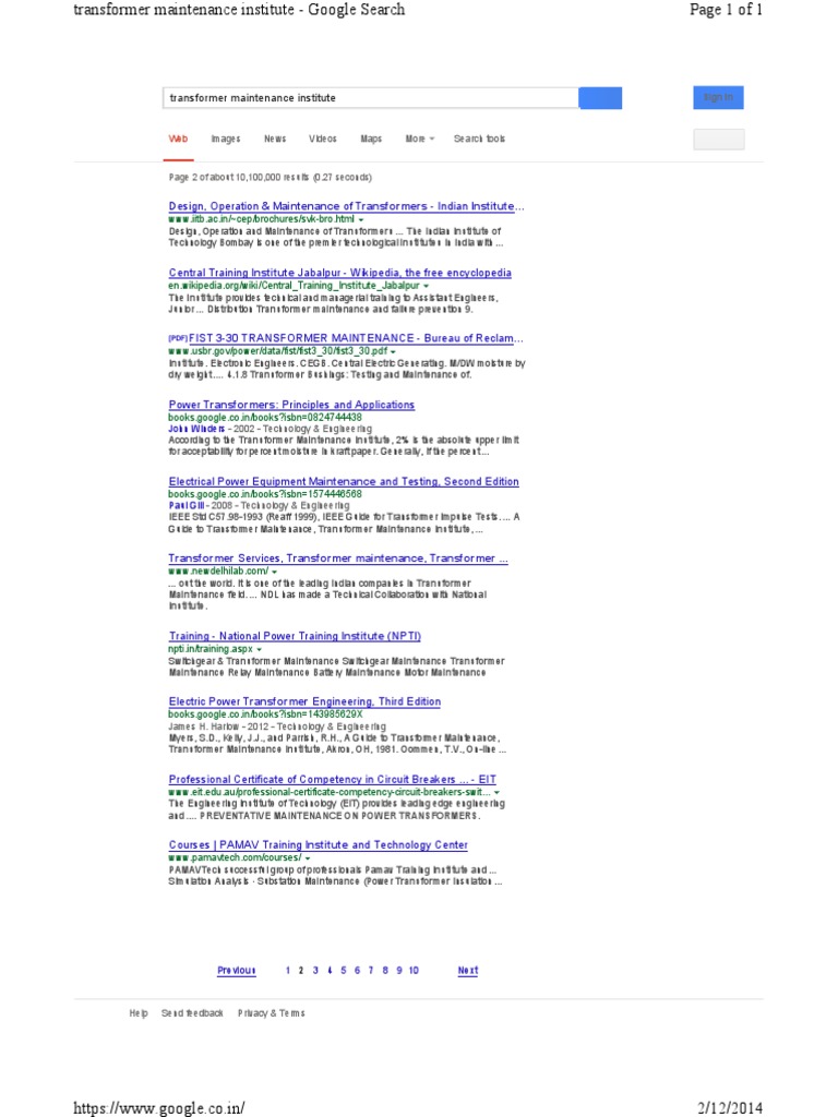 Transformer Maintenance | PDF | Transformer | Electric Power