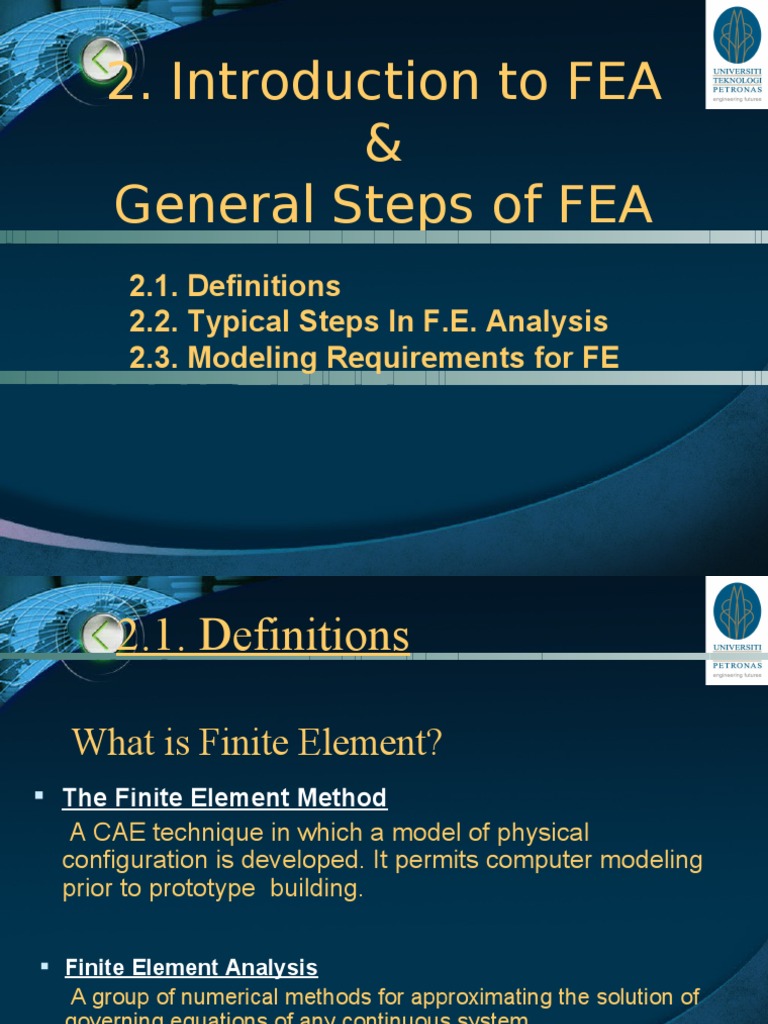 Finite Element Analysis Notes (Computer Aided Engineering) | PDF ...