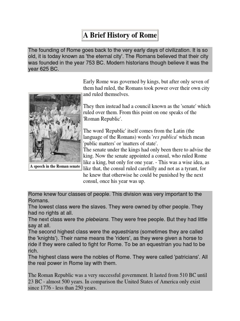 Roman History for Enthusiasts | PDF | Ancient Rome | Roman Empire