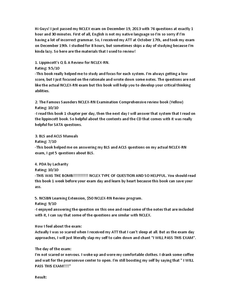 NCLEX Book Reviewer | PDF | National Council Licensure Examination ...
