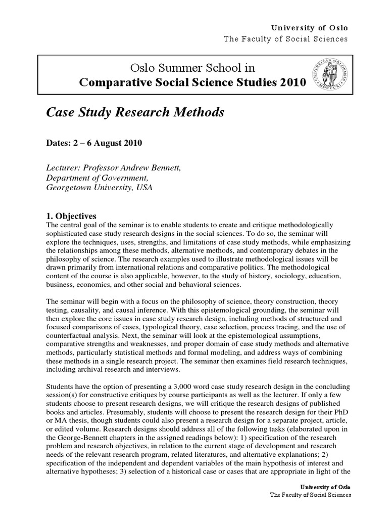 Case Study Research Methods | PDF | Social Science | Case Study