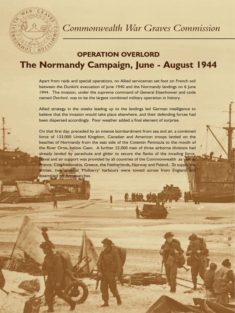 Normandy | PDF | Operation Overlord | Battles And Operations Of World ...