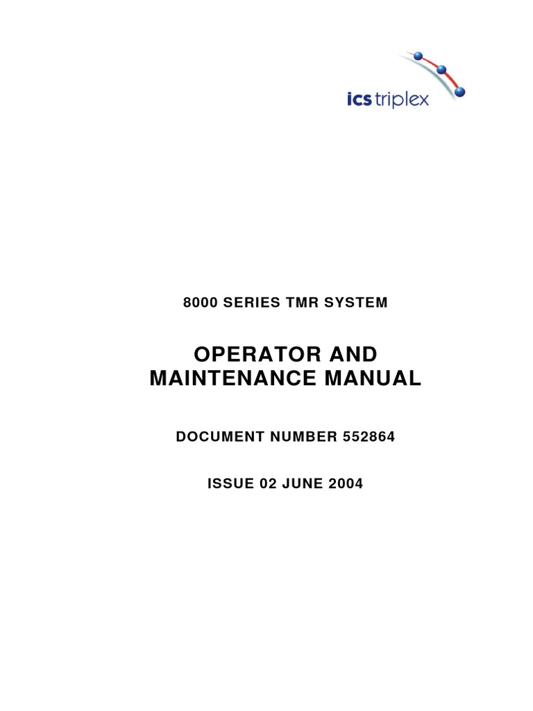 ICS Triplex-8000 Series | PDF | Input/Output | Microsoft Windows