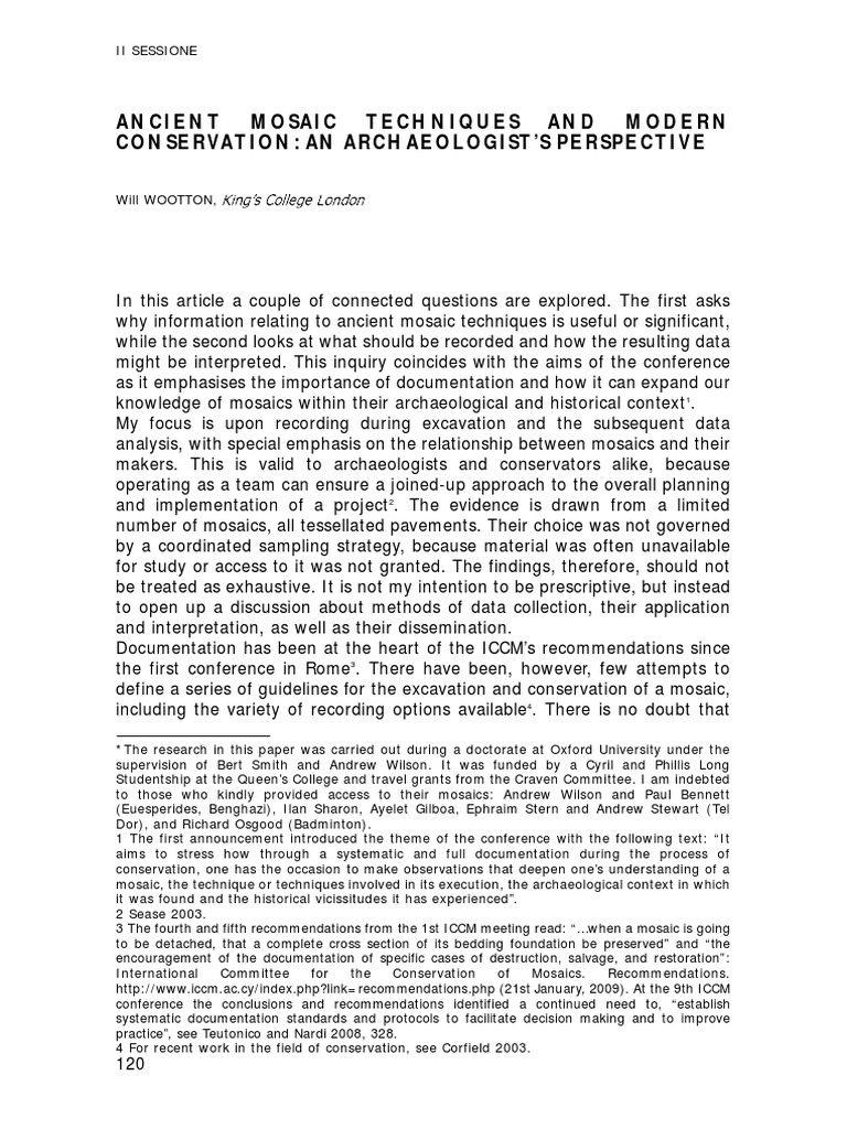 Wootton Mosaics | PDF | Mosaic | Archaeology