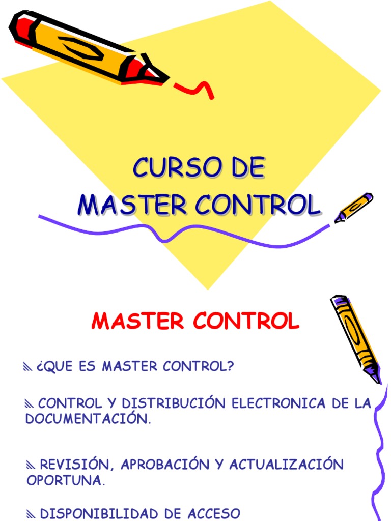 Curso MasterControl | PDF