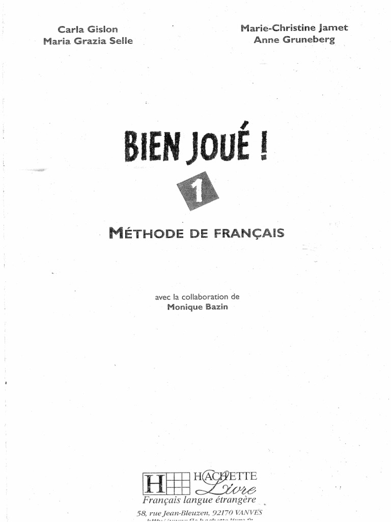 Franceza Bien Joue 1 | PDF