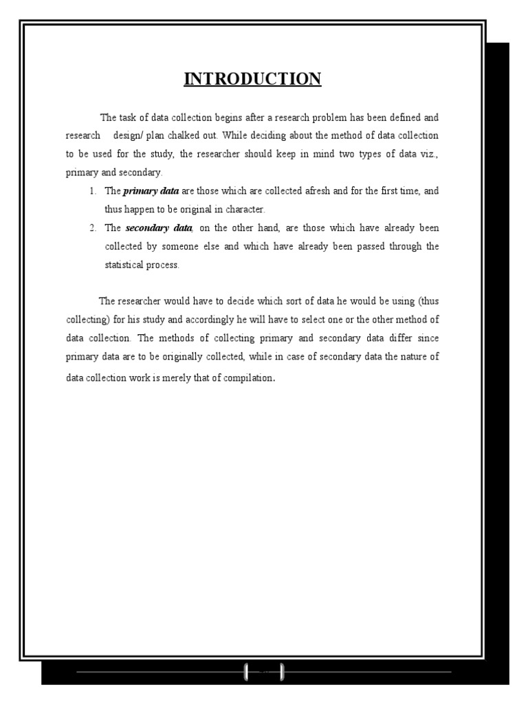 Research Methodology-Data Collection | PDF | Survey Methodology ...